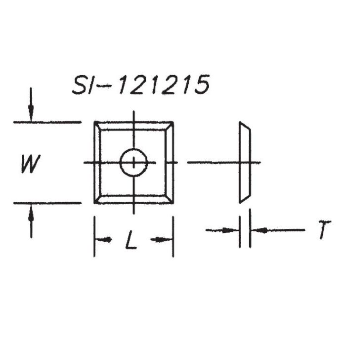 SOUTHEAST TOOL SI-151525 Insert 15 x 15 x 2.5 ( 10 pc per pack)