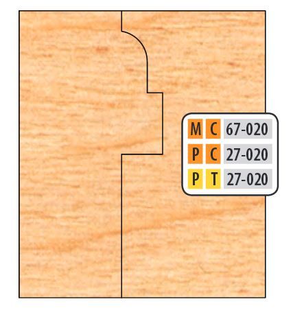 FREEBORN - MC-67-020 - CARBIDE WINDOW SASH SET Shaper Cutter